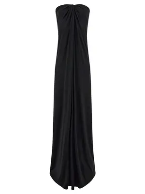 FERRAGAMO Strapless Maxi Dress - Black