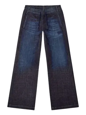DIESEL D-ainty Wide-leg Jeans - Blue