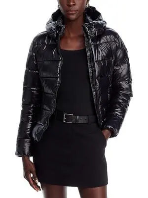 SAVE THE DUCK Cosmary Puffer Coat - Black