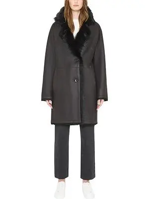 HISO August Reversible Shearling Jacket - Java Matte