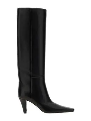 Saint Laurent Nappa Leather Boots Black