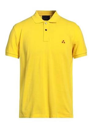 PEUTEREY Man Polo Shirt Yellow Size M Cotton
