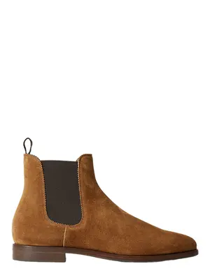 Ralph Lauren Grantly Calf-suede Chelsea Boot - Cacao