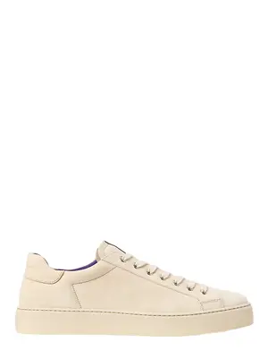 Ralph Lauren Ralph Lauren Severn Calf-Suede Sneaker Cream
