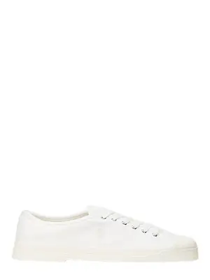 Ralph Lauren Essence 100 Canvas Cap-toe Sneaker - Deckwash White