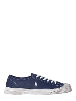 Ralph Lauren Ralph Lauren Essence 100 Canvas Cap-Toe Sneaker Navy
