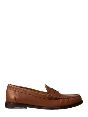 Ralph Lauren Calfskin Penny Loafer - Cuoio