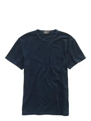 Ralph Lauren Indigo Jersey Pocket T-shirt - Rinsed Indigo