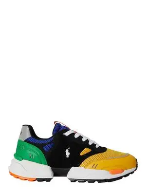 Ralph Lauren Jogger Color-blocked Sneaker - Black/multi