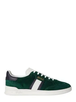 Ralph Lauren Heritage Aera Suede Sneakers - Forest/navy