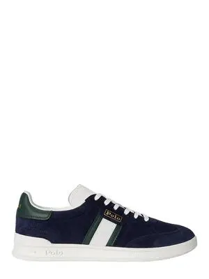 Ralph Lauren Heritage Aera Suede Sneakers - Navy/forest