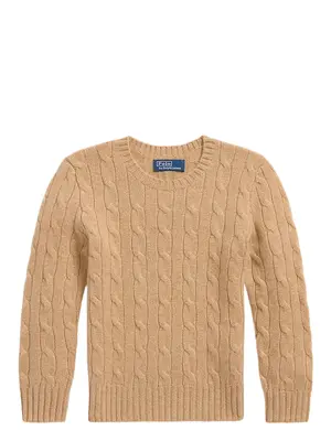 RALPH LAUREN Cable-Knit Cashmere Sweater