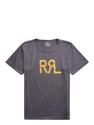 Ralph Lauren Rrl Ranch Logo T-shirt Navy