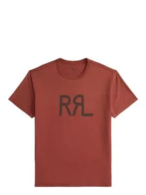 Ralph Lauren Rrl Ranch Logo T-shirt Red Snapper