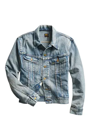 Ralph Lauren Leeland Indigo Denim Trucker Jacket - Leeland Wash