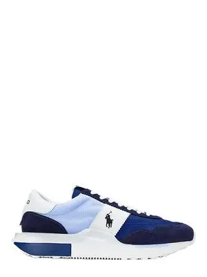 Ralph Lauren Ralph Lauren Train 89 Suede And Oxford Sneakers Navy/royal/white