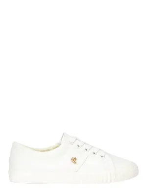 Ralph Lauren Janson Ii Canvas Sneaker - White