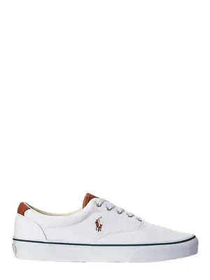 Ralph Lauren Keaton Canvas Sneaker White