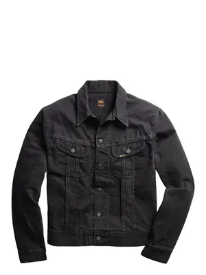 Ralph Lauren Denim Trucker Jacket - Worn In Black Wash