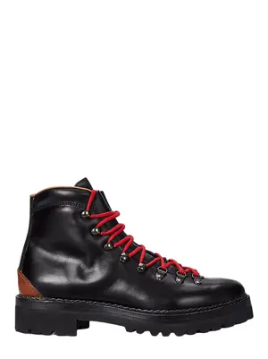 Ralph Lauren Darrow Calfskin Boots - Black
