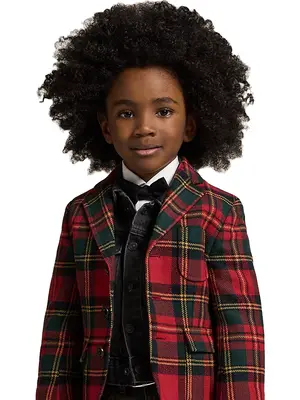 Ralph Lauren Plaid Wool-blend Sport Coat - Holiday Tartar Plaid