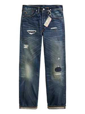 Ralph Lauren Straight Fit Hawley Selvedge Jean - Hawley Wash