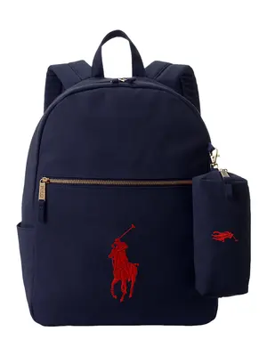 Ralph Lauren Big Pony Canvas Backpack - Newport Navy