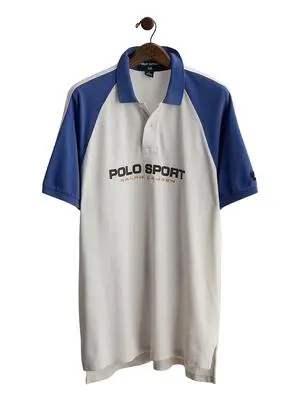 Ralph Lauren 1997 Polo Sport Polo Shirt Size - White