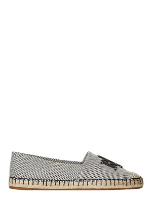 Ralph Lauren Cameryn Iii Canvas & Leather Espadrille - Natural / Black