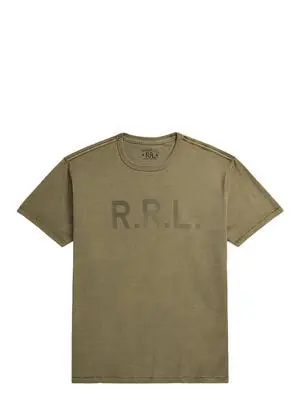 Ralph Lauren Garment-dyed Logo Jersey T-shirt - Olive