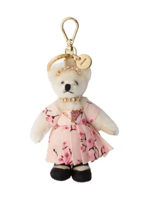 Prada Teddy Bag Charm - White