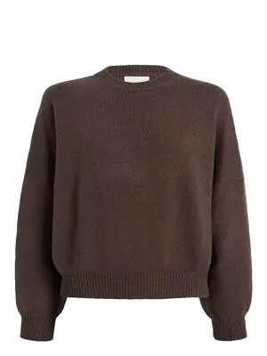 Khaite Margaux Cashmere Sweater - Coffee