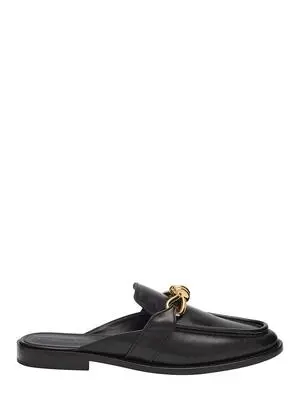 Bottega Veneta Astaire Knot Loafer Mules - Black