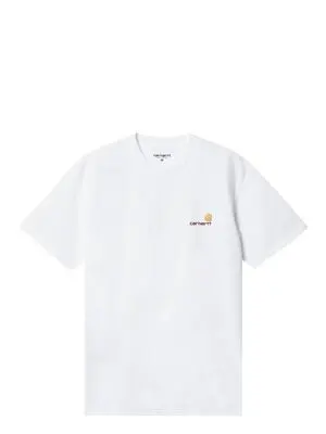 Carhartt Work In Progress Short-sleeve American Script T-shirt - White