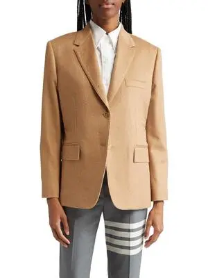Thom Browne Classic Hair Sport Coat - Camel