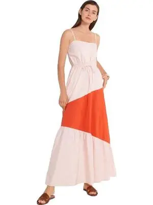ANSEA Ansea Man Overboard Maxi Dress Pink