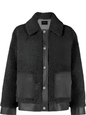 BLVCK PARIS Shearling Jacket - Black