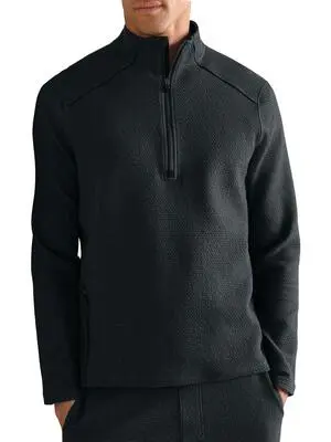 RHONE Tribeca Tech Half Zip Pullover - Pine Gray