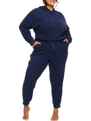 ADORE ME Davinia Hoodie And Joggers Set - Navy