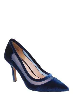 Linea Paolo Linea Paolo Perline Pointed Toe Pump Navy