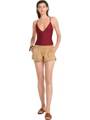 ANSEA Ansea Short Board Shorts Khaki