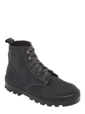Naot Canoe Lug Boot - Charcoal Suede