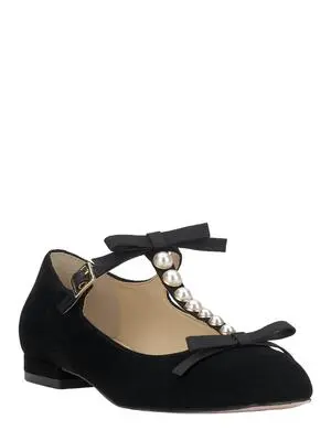 Jessica Simpson Jolliya T-strap Flat - Black