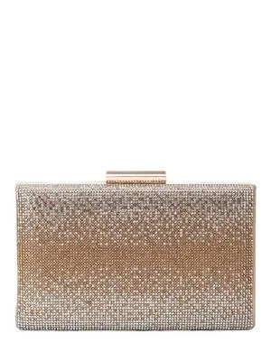 FOREVER & ALWAYS SHOES Clara Evening Clutch - Rose Gold