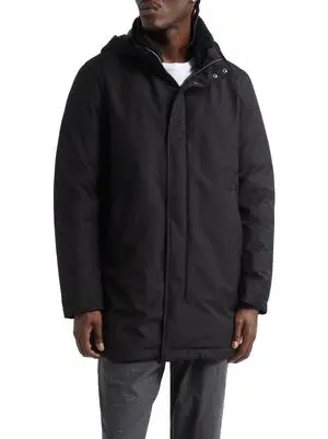 Herno Windproof Down Parka With Hood - Black