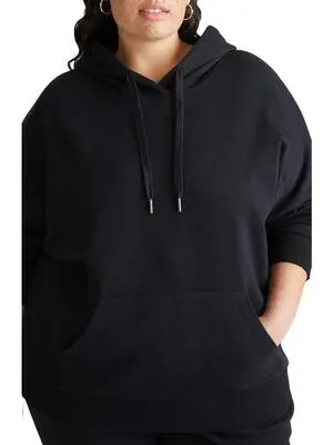 Universal Standard Lyria Fleece Hoodie - Black
