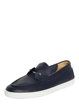 CHRISTIAN LOUBOUTIN Chambeliboat Flat Loafer - Marine