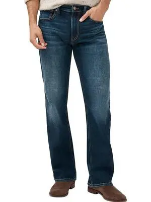 SILVER JEANS CO. Zac Relaxed Straight Leg Jeans - Indigo