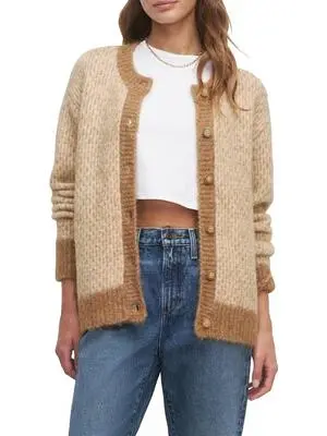FAVORITE DAUGHTER The Rio Alpaca-blend Cardigan - Wheat