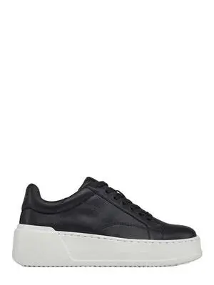 J/SLIDES NYC Jo Leather Sneakers - Black